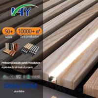 China Wood Slat Acoustic Panel For Effective Sound Absorption And Noise Control for sale