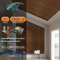 China Customized Wood Slat Acoustic Panel With Flame Retardant Certification for sale