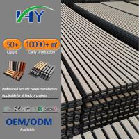 China Wood Slat Acoustic Panel For Professional Audio And Video Environments for sale