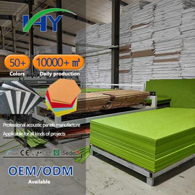 China Customized PET Acoustic Wall Panel With Sound Absorption And Eco Friendly Materials for sale