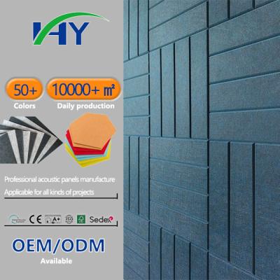 China Modern Acoustic Wall Panel With Flame Retardant PET And Superior Sound Absorption for sale