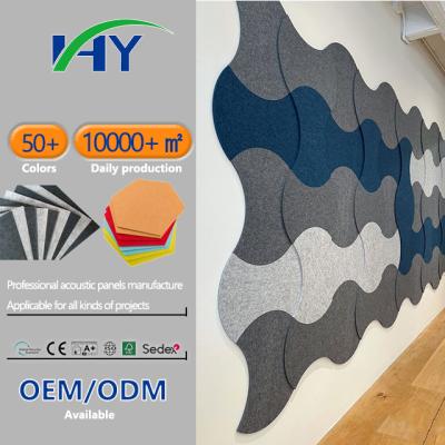 China Customizable Acoustic Wall Panel Using PET Material For Effective Sound Control for sale