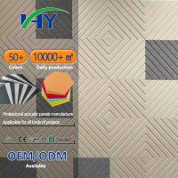 China Custom Made Acoustic Wall Panel With PET Fiber And High Sound Absorption Coefficient for sale