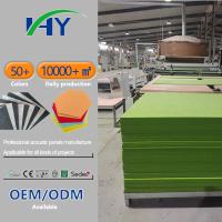 China Recycled Material Acoustic Wall Panel Offering PET Construction And Sound Absorption for sale