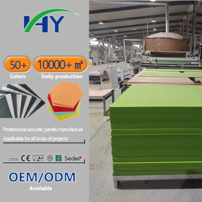 China Recycled Material Acoustic Wall Panel Offering PET Construction And Sound Absorption for sale