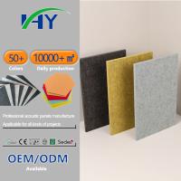 China Sound Absorbing Acoustic Wall Panel Custom Cut From Durable PET Material for sale