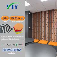 China Eco Friendly Sound Absorption Acoustic Wall Panel Made With Custom PET Panels for sale
