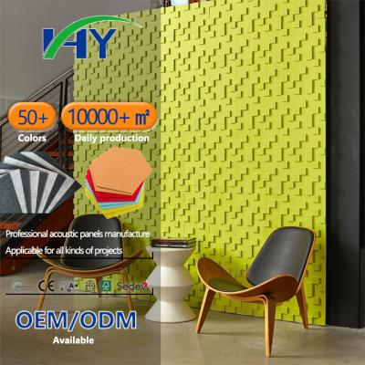 China Acoustic Wall Panel With PET Construction For Custom Sound And Flame Retardant Needs for sale
