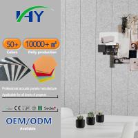 China Sound Absorbing Acoustic Wall Panel Made From Recycled And Customizable PET for sale