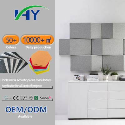 China Acoustic Wall Panel With Custom PET Options For Enhanced Sound Absorption for sale