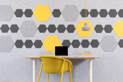 China Customizable Sound Absorption Acoustic Wall Panel With PET And Flame Retardant for sale