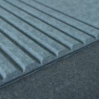 China Flame Retardant Sound Absorbing Acoustic Wall Panel With Custom PET Material for sale