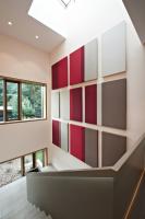 China Sound Absorption Acoustic Wall Panel With Custom PET And Fire Retardant Features for sale