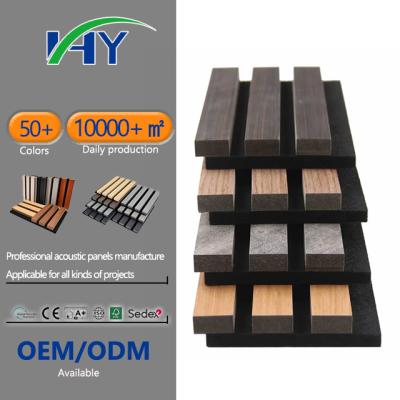 China Sound Absorption Wood Slat Acoustic Panel for Home Sound Absorption for sale