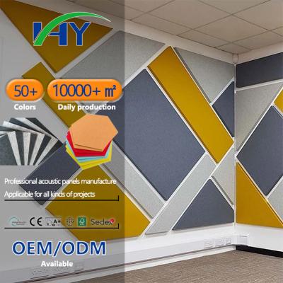 China PET Based Acoustic Wall Panel For Custom Installations And Sound Absorption for sale