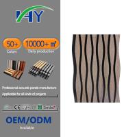 China Wood Slat Acoustic Panel In Mdf With Sound Absorption And Custom Sizes for sale