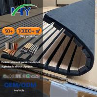 China Wood Slat Acoustic Panel With Fire Resistant And Sound Absorbing Properties for sale