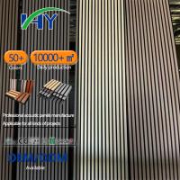 China Noise Reducing Wood Slat Acoustic Panel With Mdf And Customized Options for sale