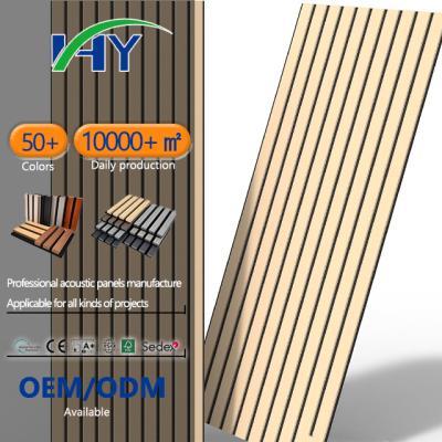 China Wood Slat Acoustic Panel For Commercial Decor With Customized And Acoustic Features for sale