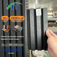 China Eco Conscious Wood Slat Acoustic Panel With Mdf And Sound Absorption for sale