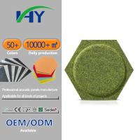 China Hexagon Acoustic Panels For Studios Flame Retardant PET Customizable Sound Absorption for sale