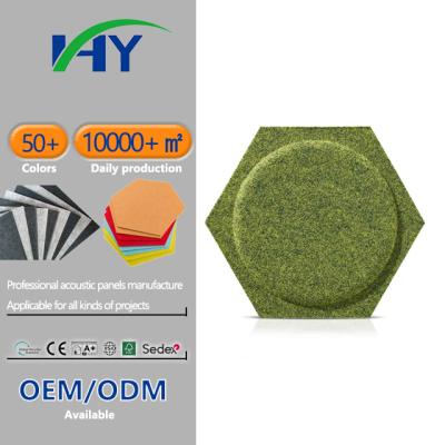 China Hexagon Acoustic Panels For Studios Flame Retardant PET Customizable Sound Absorption for sale