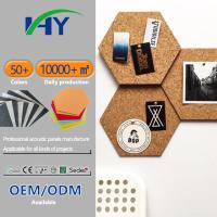 China Hexagon Acoustic Panels Sound Absorption Technology Flame Retardant PET Customizable for sale