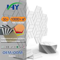 China Sound Dampening Hexagon Acoustic Panels Flame Retardant PET Material Customizable Order for sale