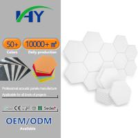 China Multipurpose Hexagon Acoustic Panels PET Flame Retardant Sound Absorption Customizable for sale