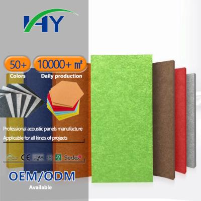 China PET Acoustic Panels Customizable Flame Retardant For Office Wall Decor for sale