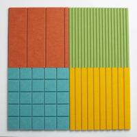 China PET Acoustic Panels Sound Absorption With Class A Fire Retardant Properties for sale