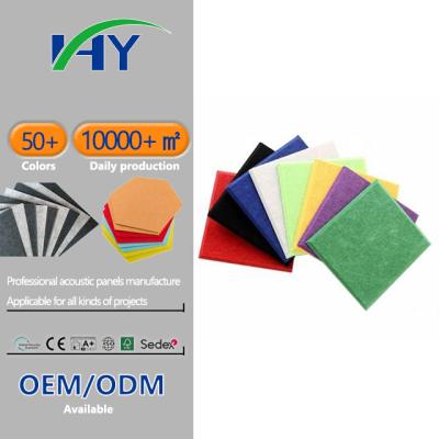 China NRC 0.8 PET Acoustic Panels Flame Retardant For Hotel Lobby Installation for sale