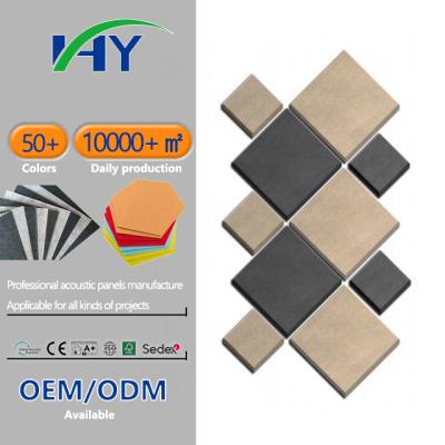 China Class A Fire Rated PET Acoustic Panels For Hospital Privacy Walls for sale