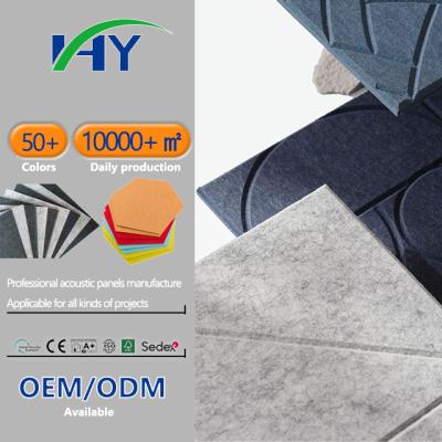 China Durable PET Acoustic Panels Flame Retardant For Airport Waiting Areas for sale