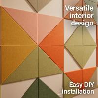 China Custom Edge Detail PET Acoustic Panels For Designer Wall Finishes [DRAFT-FIX] for sale