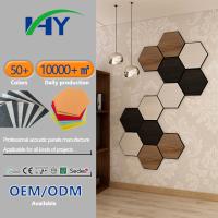 China Wholesale Hexagon Acoustic Panels PET For Open Plan Office And Meeting Room for sale