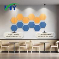 China Wholesale OEM Hexagon Acoustic Panels Sound Absorption For Commercial Project for sale
