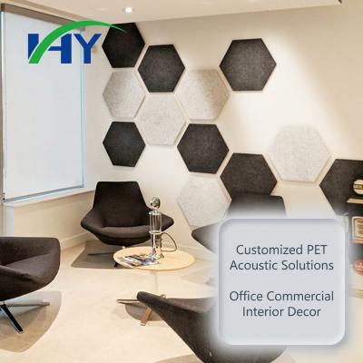 China Hexagon Acoustic Panels For Auditorium Ceiling With Custom Color Options for sale