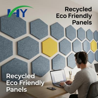 China Hexagon Acoustic Panels B1 Flame Retardant For Conference Room And Auditorium Acoustic Solution for sale