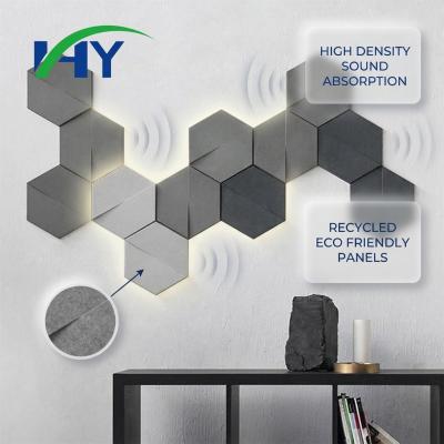 China Geometric Hexagon Acoustic Panels For Auditorium And Conference Room Use for sale