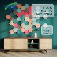 China Hexagon Acoustic Panels NRC 0 95 Sound Absorption For Office Ceiling for sale