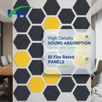 China Hexagon Acoustic Panels For Gym And Classroom Acoustic Treatment for sale