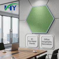 China OEM Service Hexagon Acoustic Panels PET For Commercial Project for sale