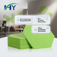 China Sustainable Supply Hexagon Acoustic Panels Recyclable PET For Commercial Project Acoustic for sale
