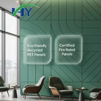 China PET Acoustic Panels For Call Centers Ceiling Mount Sound Control Hexagon for sale
