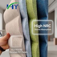 China Contractor PET Acoustic Panels For Conference Rooms 100 Polyester for sale