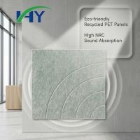 China Distributor PET Acoustic Panels For Gyms Flame Retardant ASTM E84 for sale
