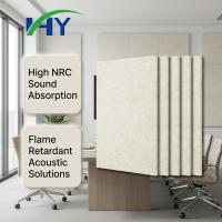 China PET Acoustic Panels For Hotels Hexagon 100 Polyester Fiber NRC 0.8 for sale