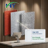 China PET Acoustic Panels NRC 0.8 Hexagon For Commercial Offices Bulk Order for sale