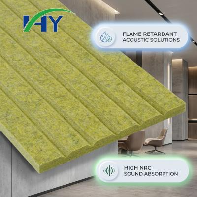 China Bulk PET Acoustic Panels For Offices NRC 0.8 100 Polyester Fiber for sale